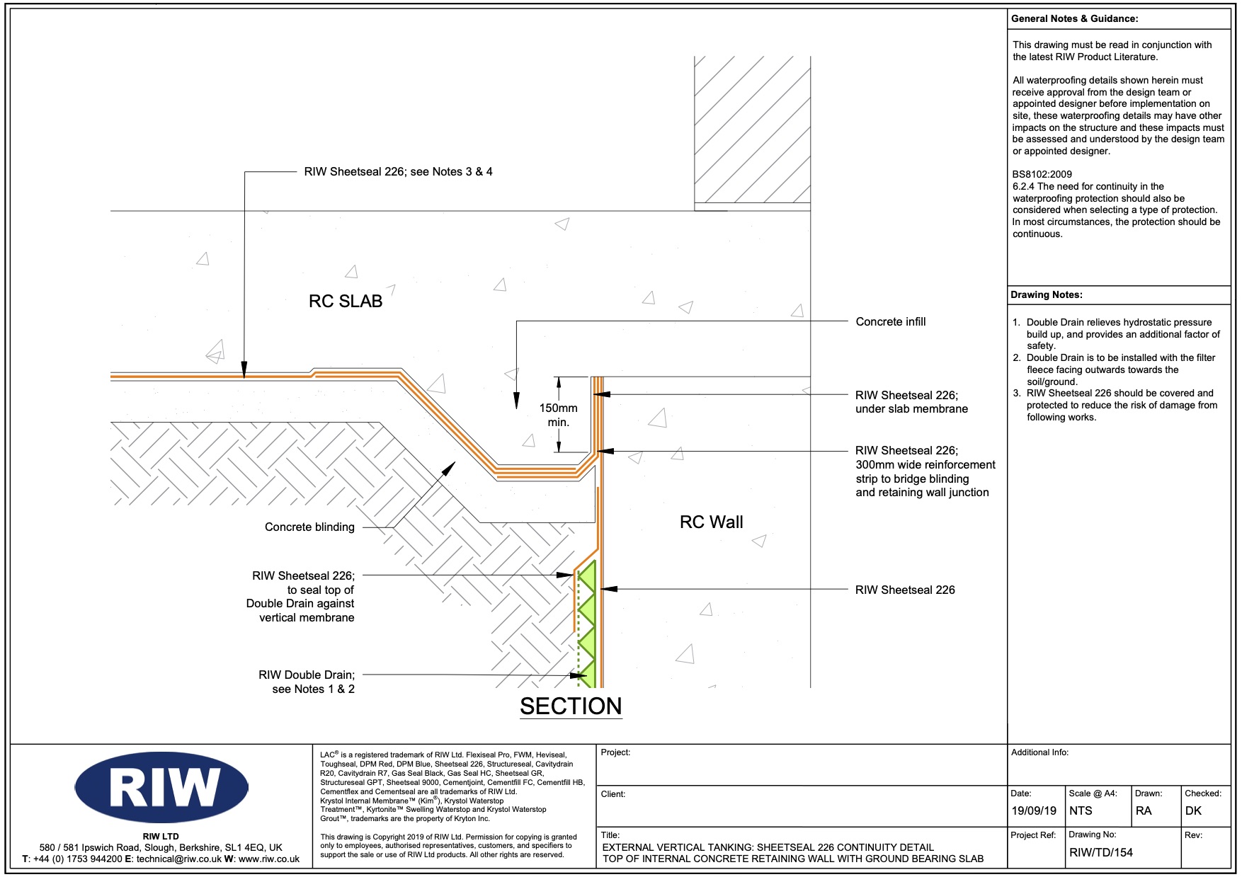 Typical Details - Technical Downloads | RIW