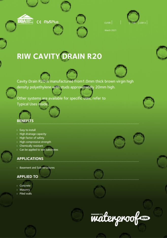 Data Sheets | Technical Downloads | RIW