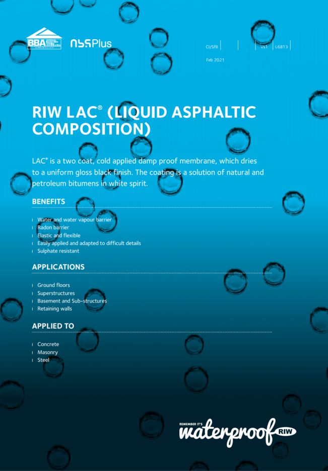 Data Sheets | Technical Downloads | RIW