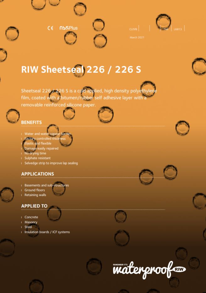 Data Sheets | Technical Downloads | RIW