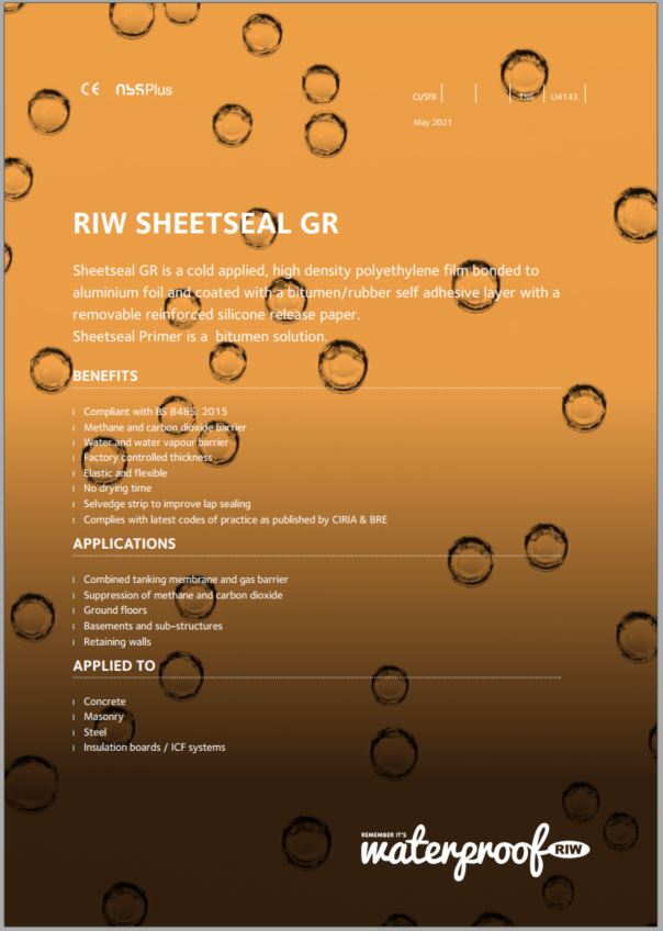 Data Sheets | Technical Downloads | RIW